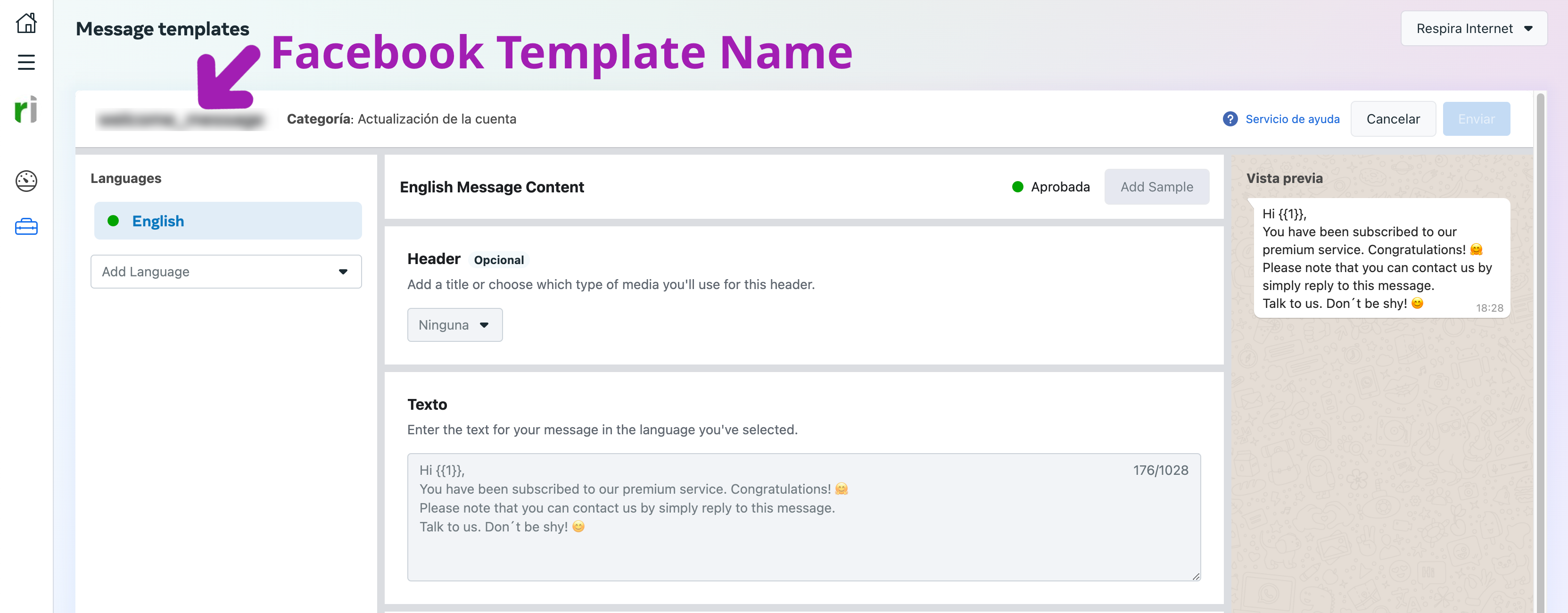 Sending bulk notifications using an Excel or .csv file – Whatsapp Connector by Respira